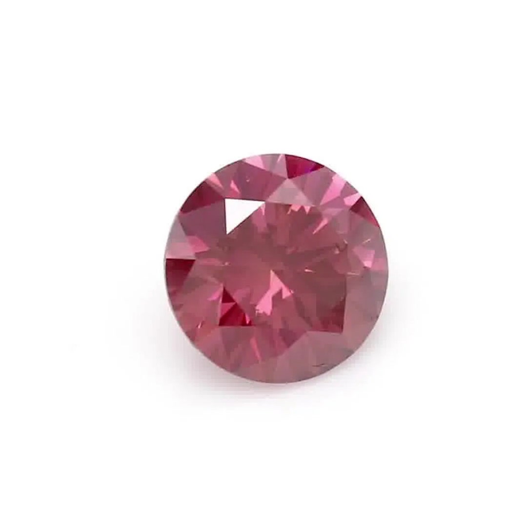 Rare 1CT Round Fancy Dark Purple Loose Lab Grown Diamond/ Engagement ...