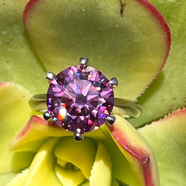 Pink Moissanite - Etsy