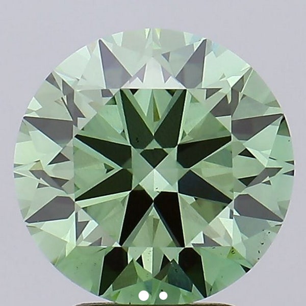 Green Lab Diamond Round - Etsy UK