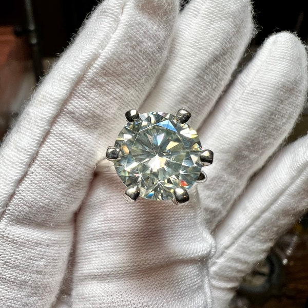 Large Diamond Ring - Etsy