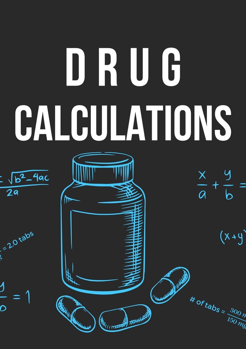 Nursing Drug Dosage Calculations Cheat Sheet - Etsy
