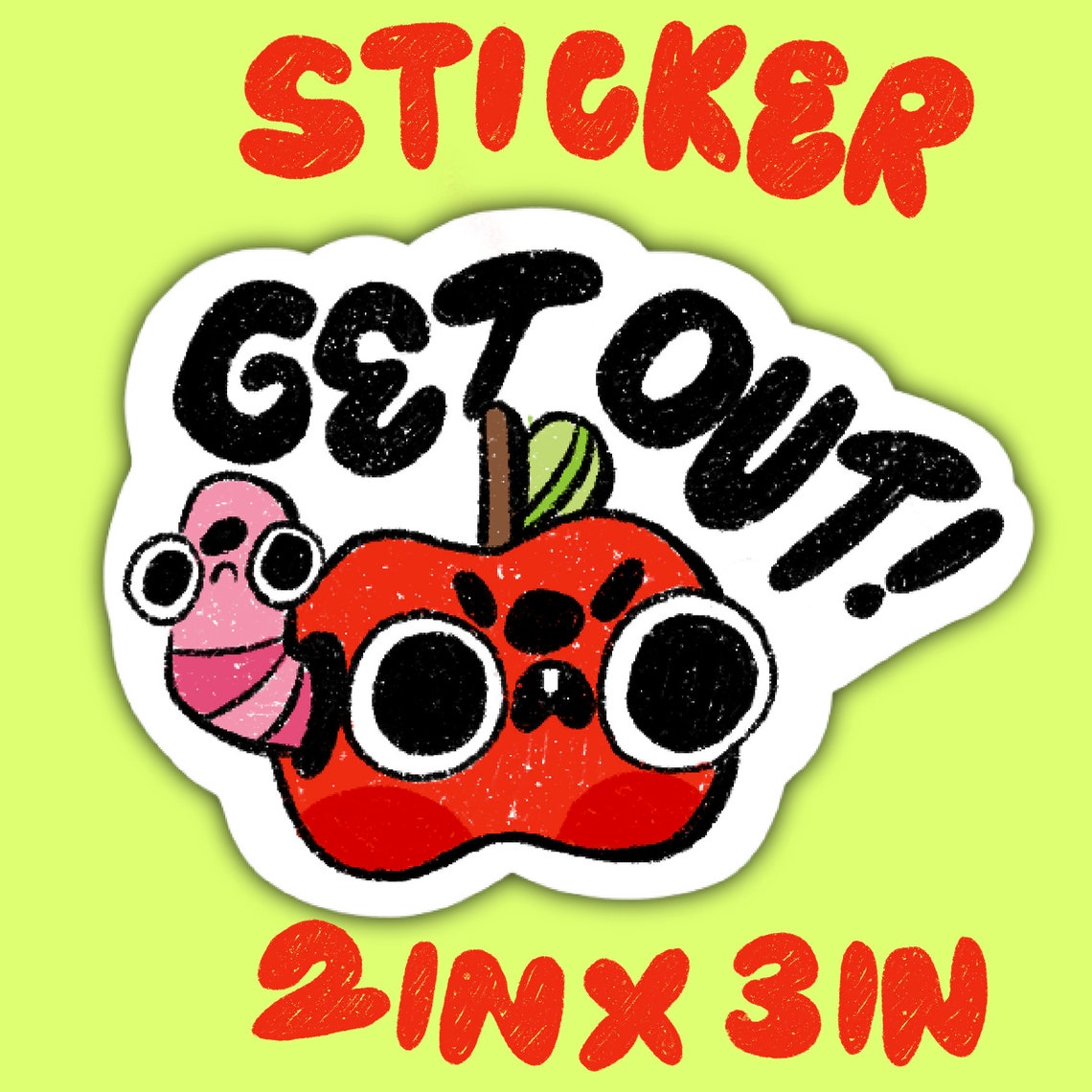 Tomato Sticker Pack- Tomato Sticker- Handmade Sticker- Cute Tomato ...