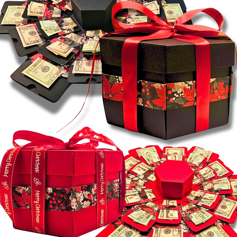 Exploding Christmas Money Gift Box - 60+ Gift Ideas for 2025