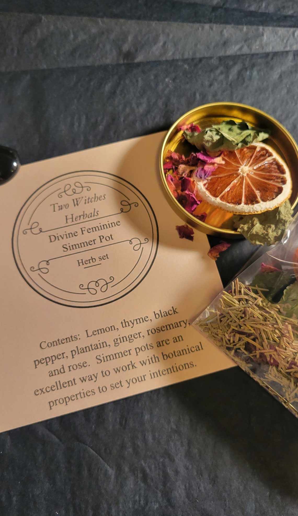 Divine Feminine Pre-made Simmer Pot Kit | Intentions | Metaphysical ...