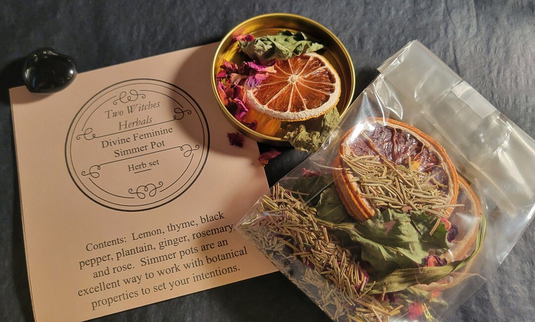 Divine Feminine Pre-made Simmer Pot Kit | Intentions | Metaphysical ...
