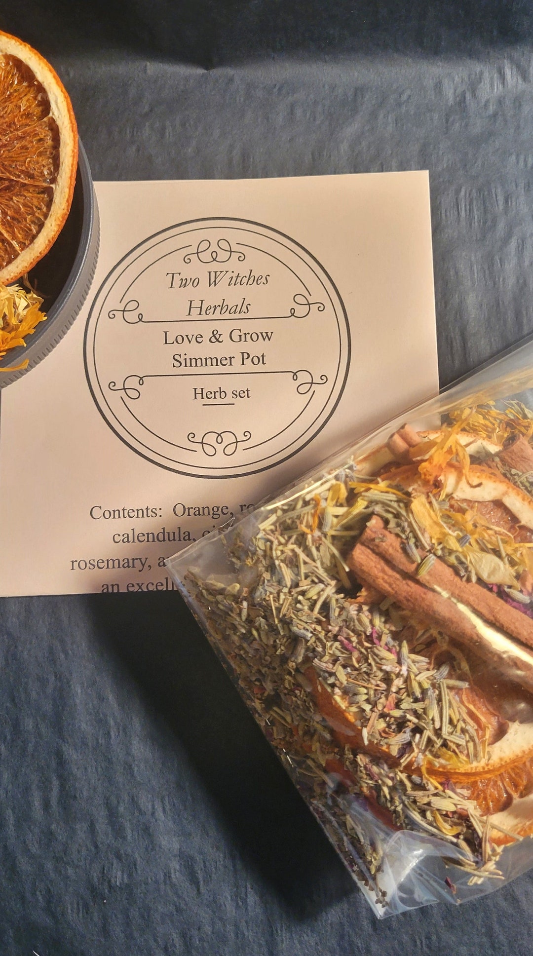 Love & Grow Pre-made Simmer Pot Kit | Intentions | Plastic Free ...