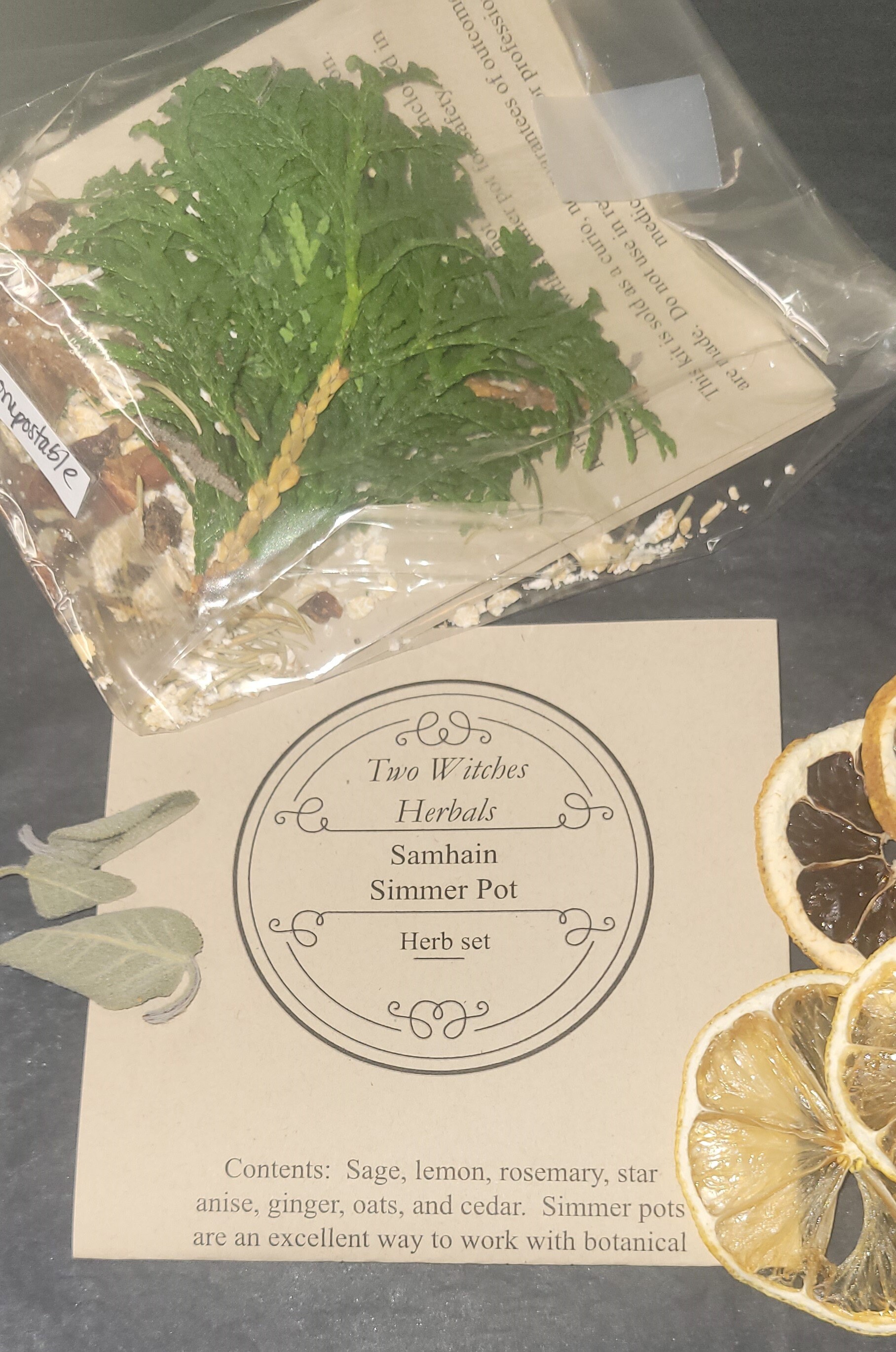 Samhain Pre-made Simmer Pot Kit | Sabbat | Halloween | Harvest Festival ...