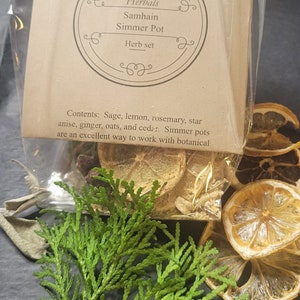 Samhain Pre-made Simmer Pot Kit | Sabbat | Halloween | Harvest Festival ...