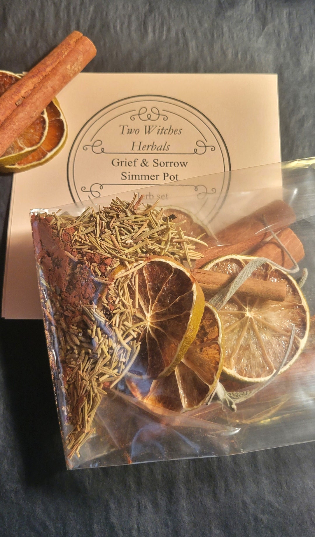 Grief & Sorrow Pre-made Simmer Pot Kit | Intentions | Metaphysical ...