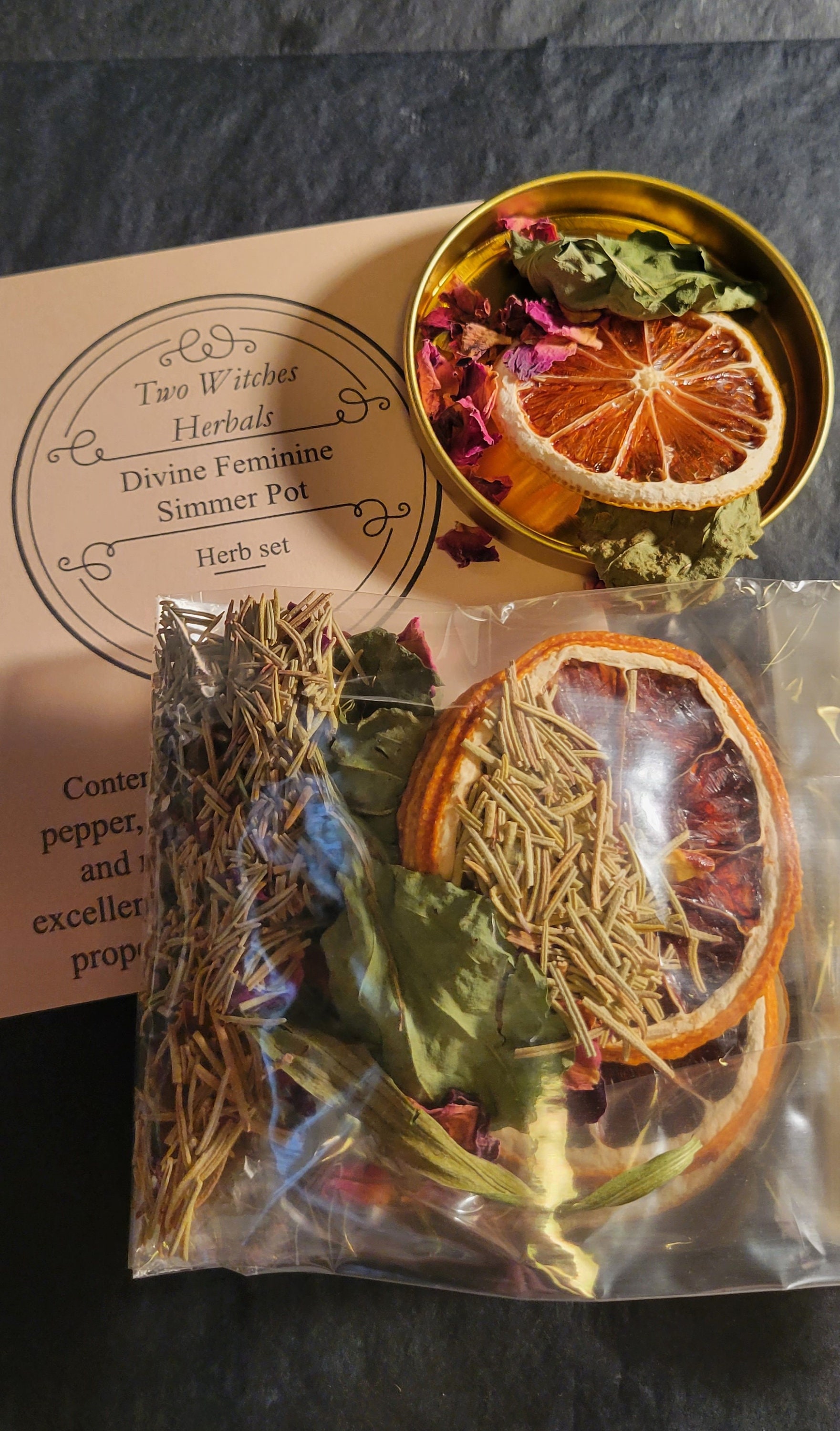 Divine Feminine Pre-made Simmer Pot Kit | Intentions | Metaphysical ...