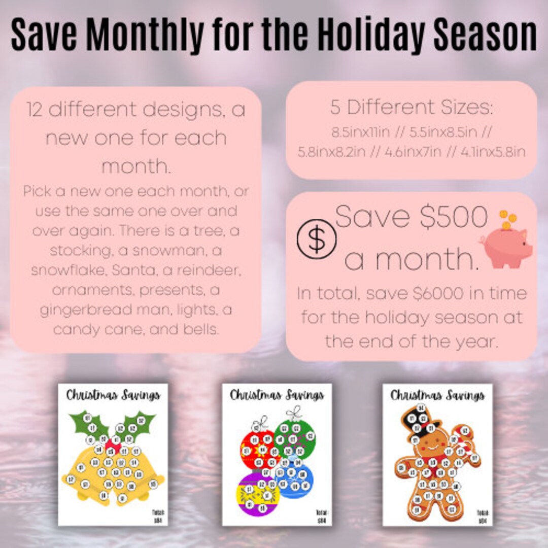 Save 6000 Dollars for Holiday Season - 5 Different Sizes - Save 500 ...