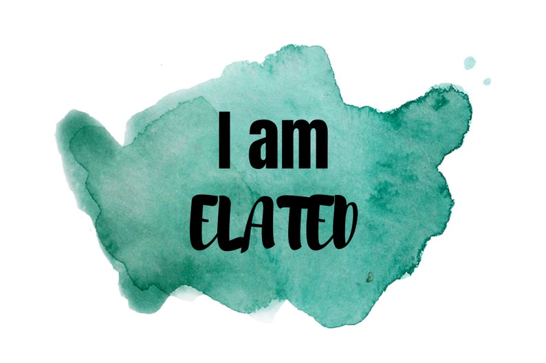 I Am... (green Watercolor) - Etsy