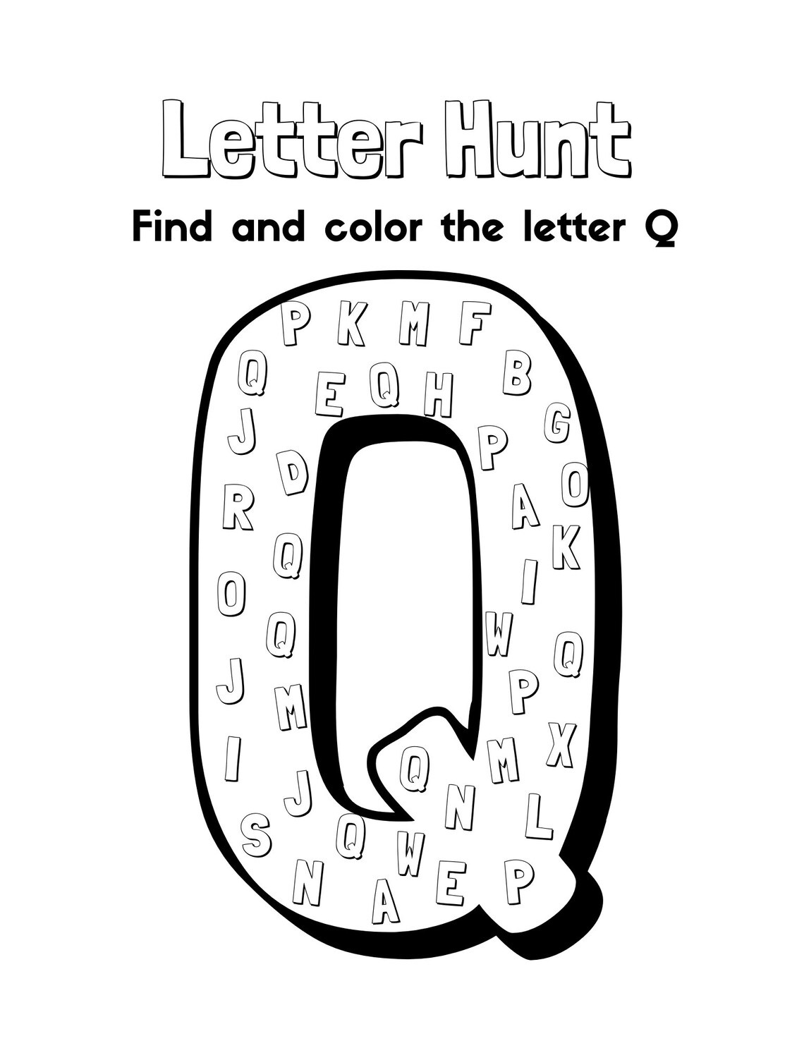 Letter Hunt (a-z) - Etsy