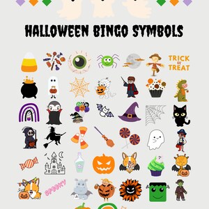 Halloween Bingo - Great for All Ages - Etsy