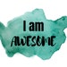 I Am... green Watercolor - Etsy