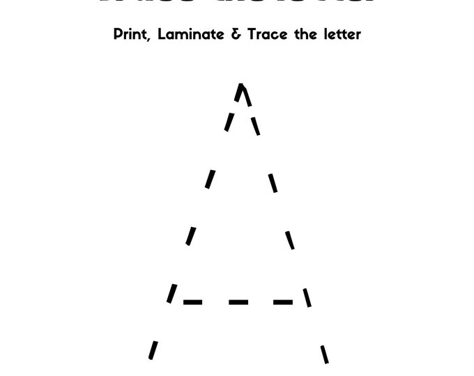 24 Printable Trace the Words Worksheet! Alphabetical, A-Z, Capital and ...
