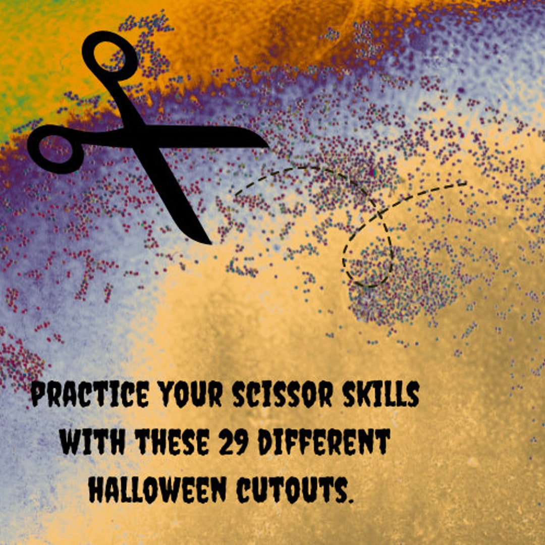 29 Scissor Skills Activities - Halloween Holiday Themed - Etsy