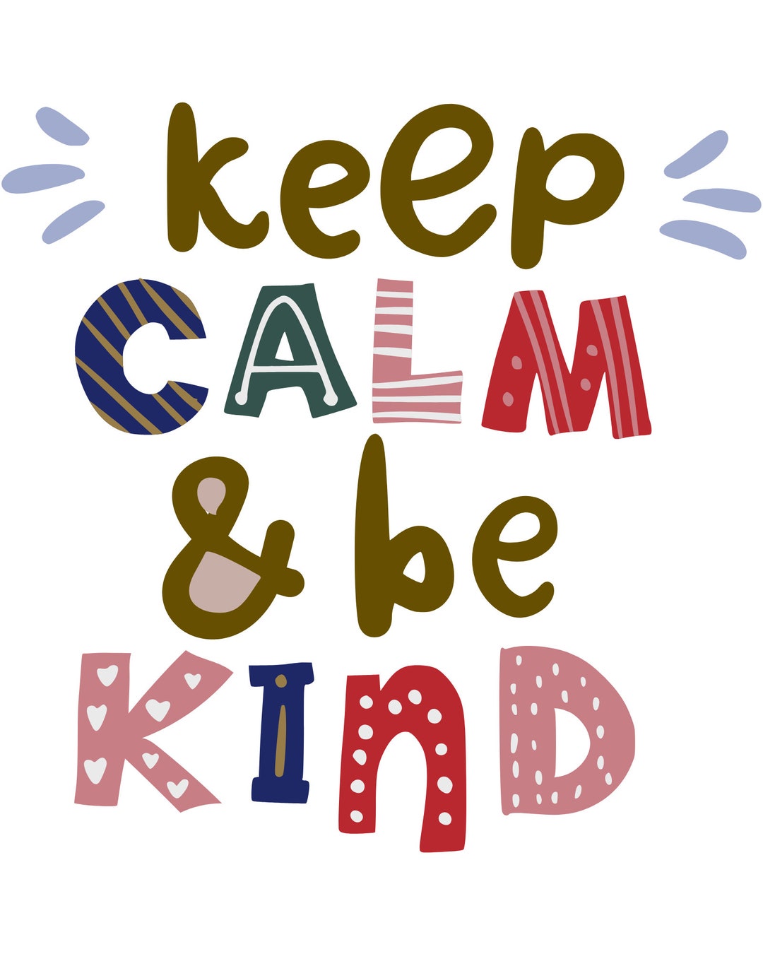 Keep Calm Wall Art - Etsy