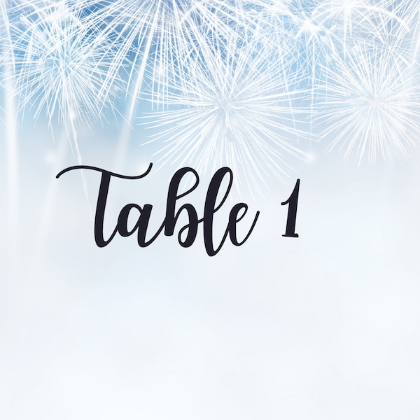 Table Number Display - Etsy