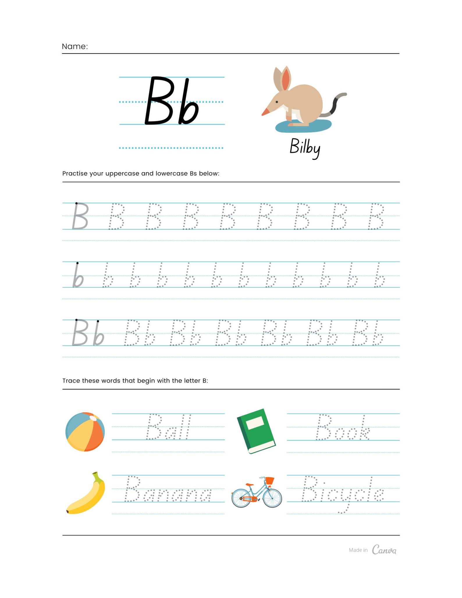 Learn Your Alphabet - Etsy