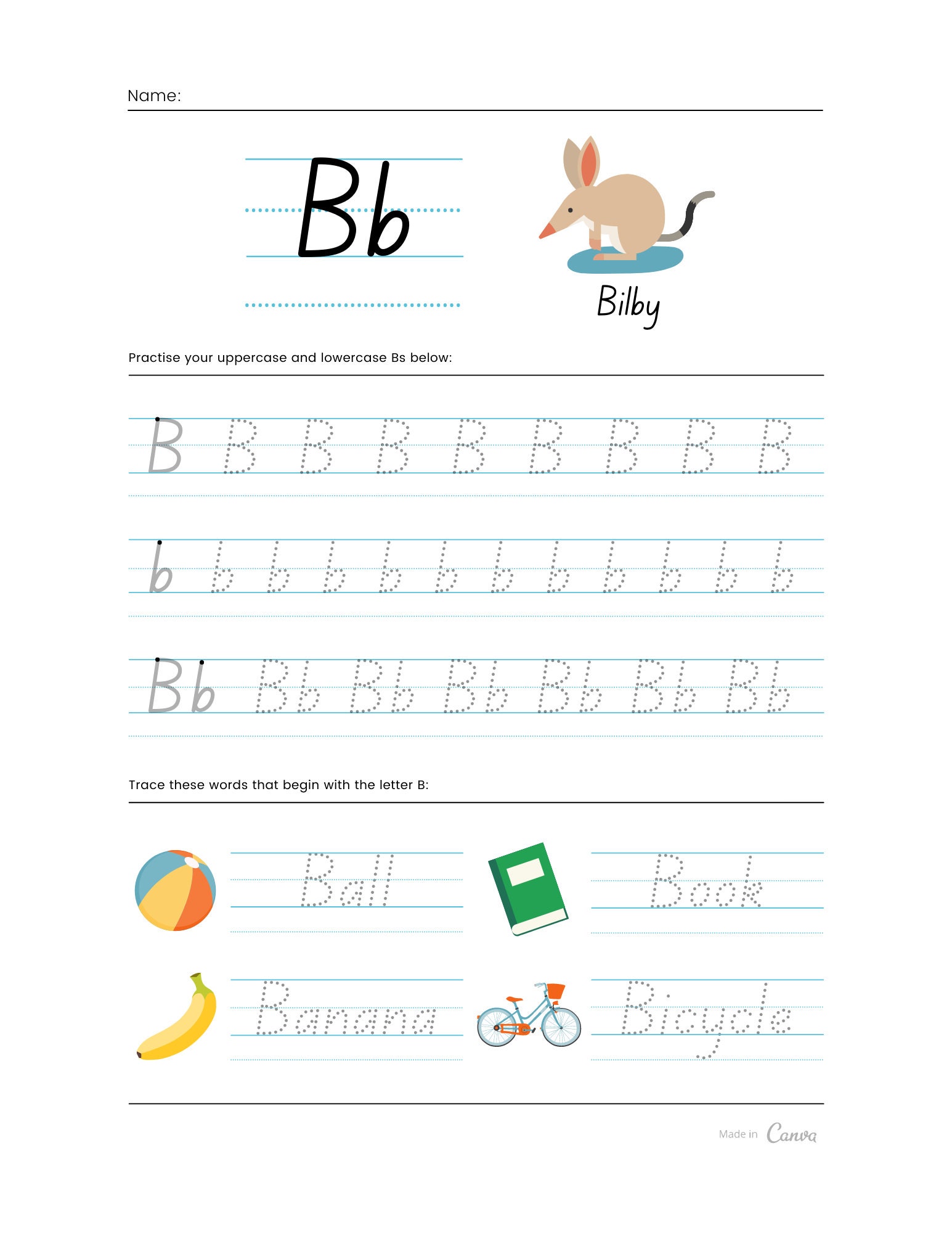 Learn Your Alphabet - Etsy