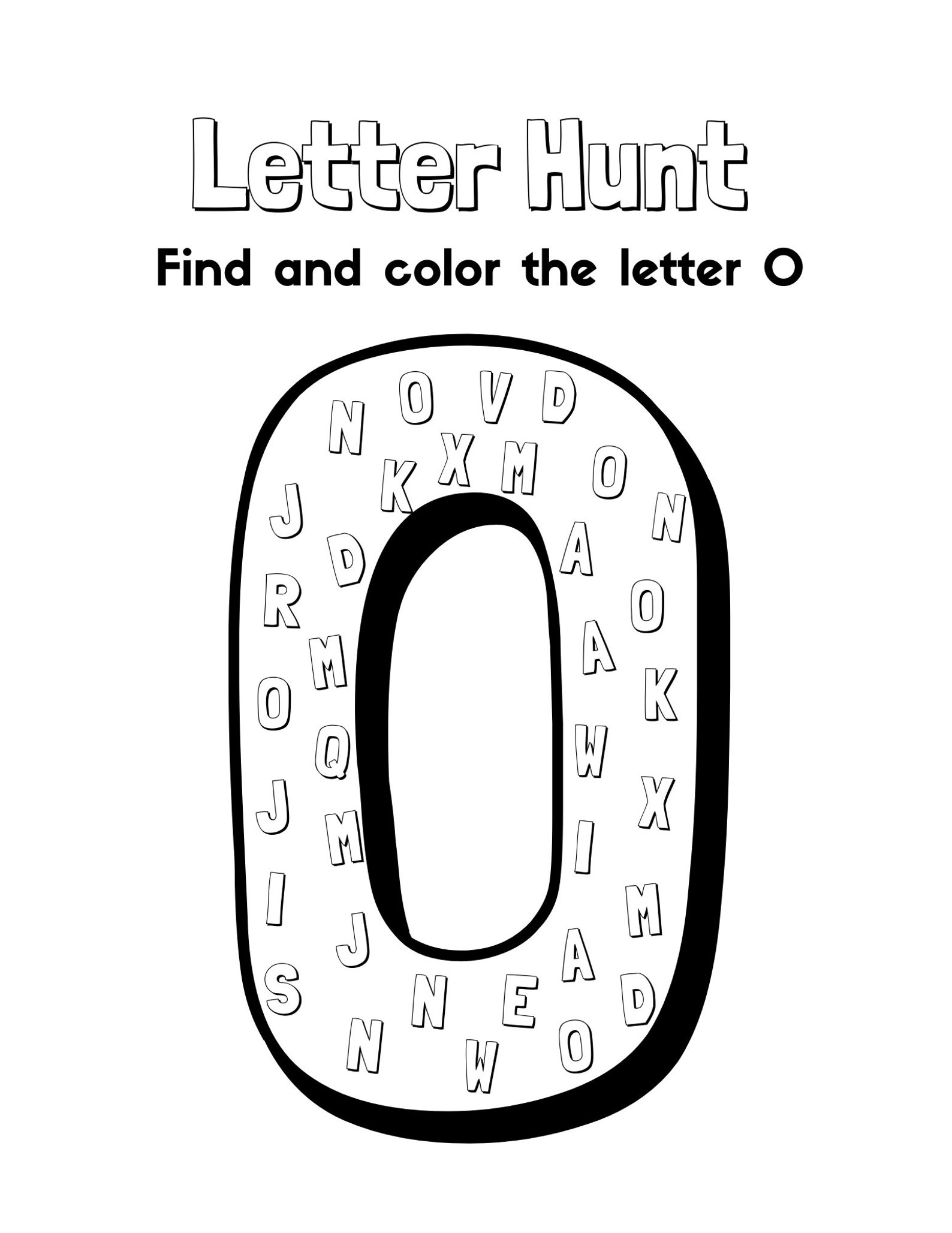 Letter Hunt (a-z) - Etsy
