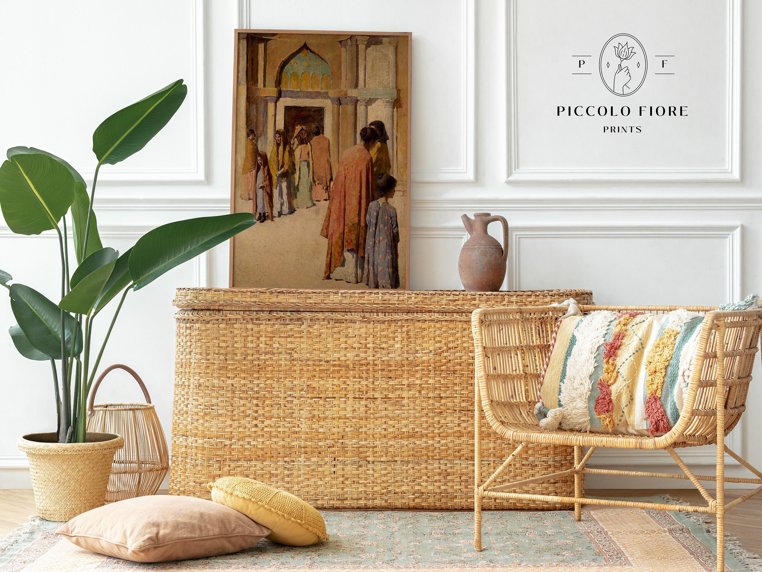 Vintage Moroccan Gallery Wall SET Eclectic Moroccan Art - Etsy