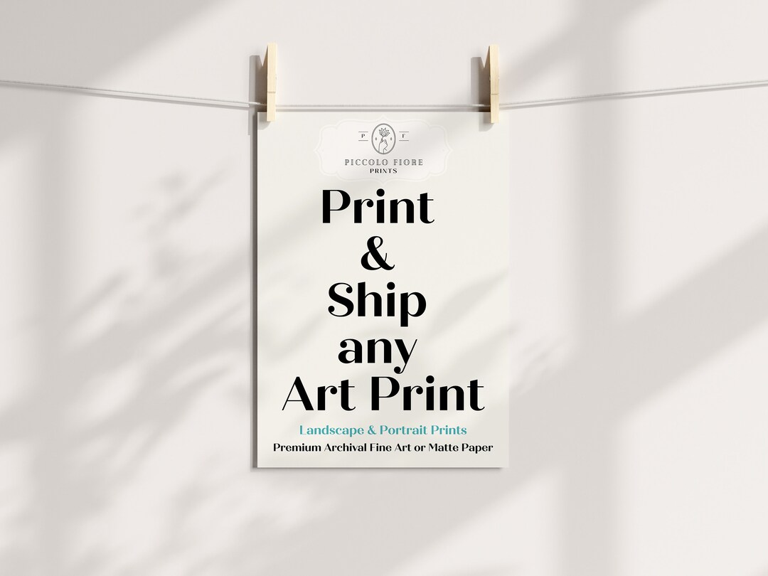 PRINTED AND SHIPPED Physical Art Print, Choose Any Print From Shop ...
