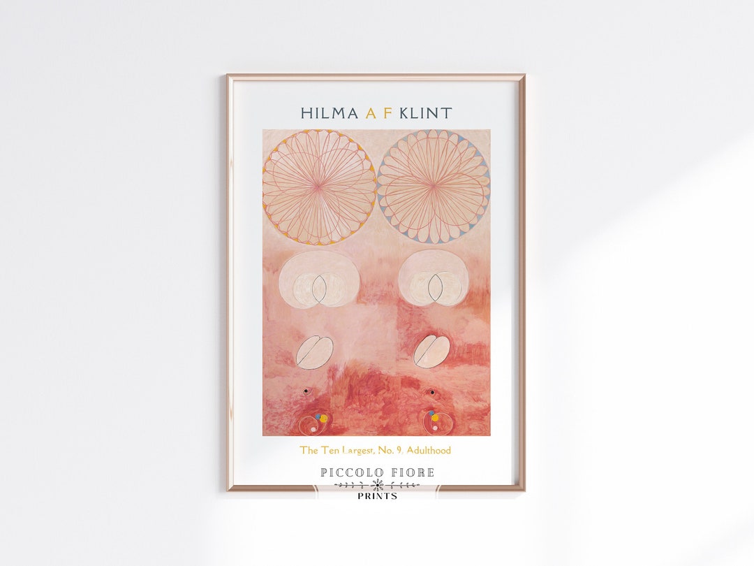 Hilma Af Klint the Ten Largest | No. 9, Adulthood | Vintage Pink ...