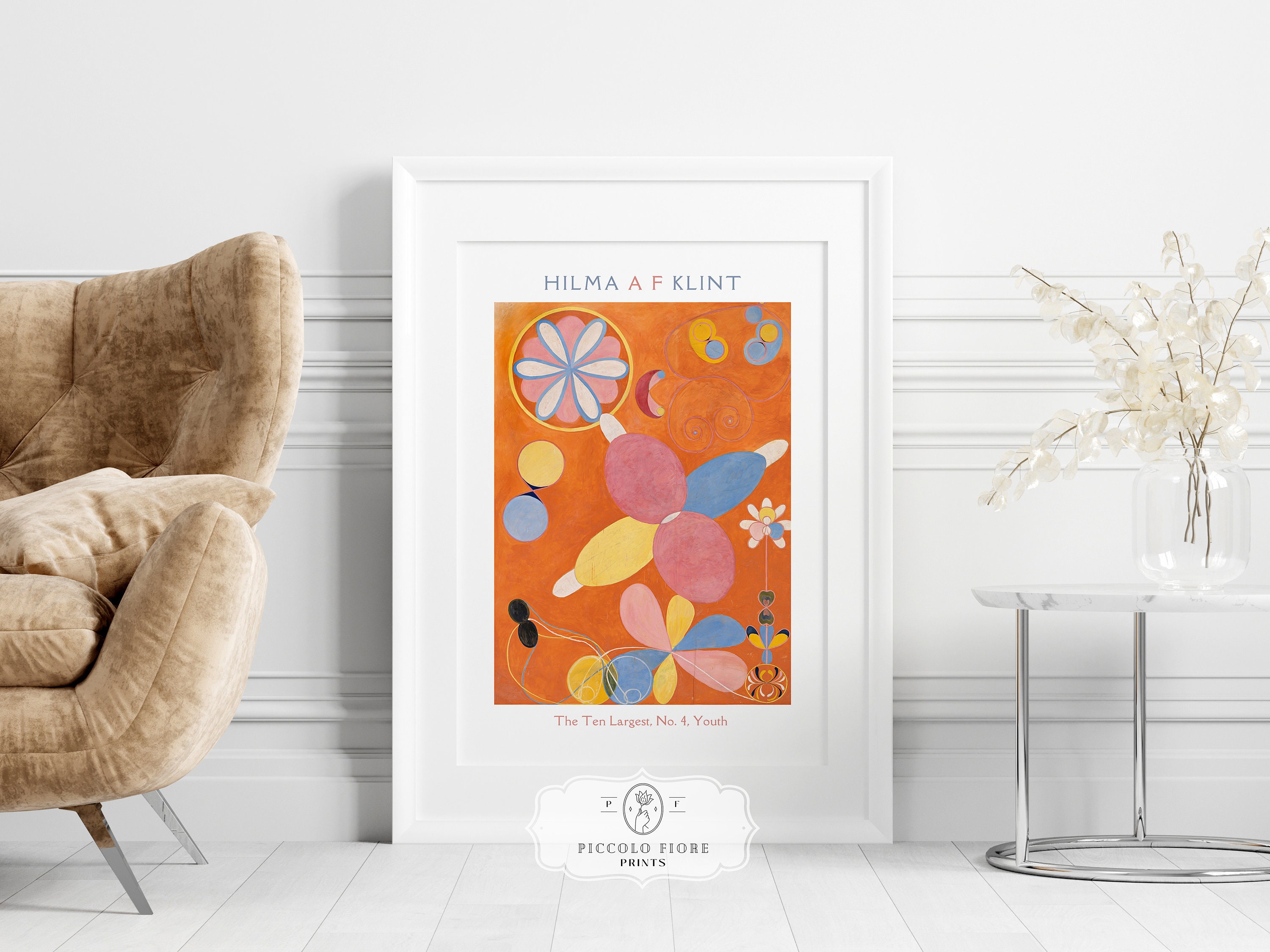 Hilma Af Klint the Ten Largest No. 4 Youth Vintage Orange - Etsy