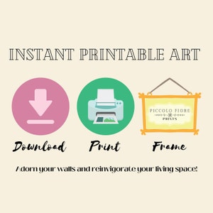 Vintage Gallery Wall SET | Turquoise Eclectic Art Prints | Printable ...