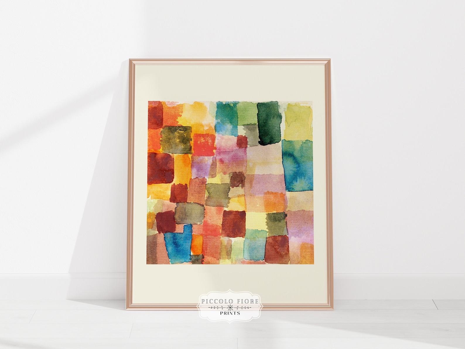 Vintage Paul Klee Art Print Geometric/abstract Multicolour - Etsy