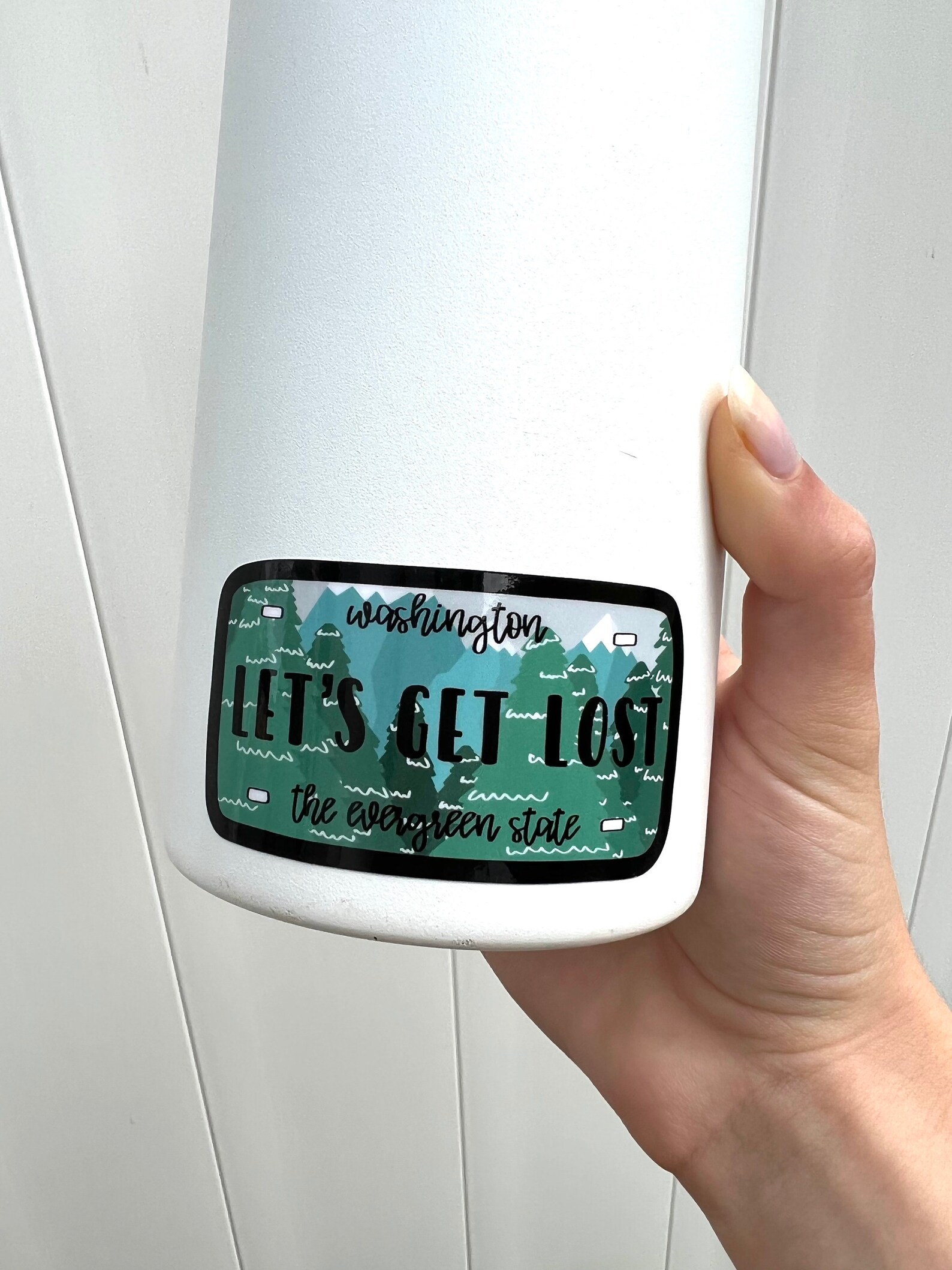 Florida License Plate Sticker | Illustrated Florida Sticker | Durable ...