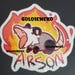 Chaotic Screaming Opossum Arson Rat on Fire Vinyl 3" Sticker - Etsy