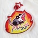 Chaotic Screaming Opossum Arson Rat on Fire Vinyl 3 Sticker - Etsy