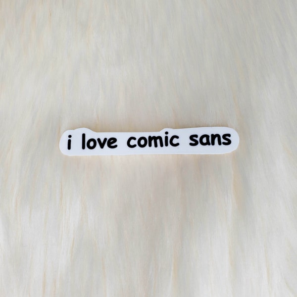 Comic Sans Sticker - Etsy