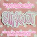 IN STOCK | Cute Pink Slipknot Acrylic 3" Pin - Etsy