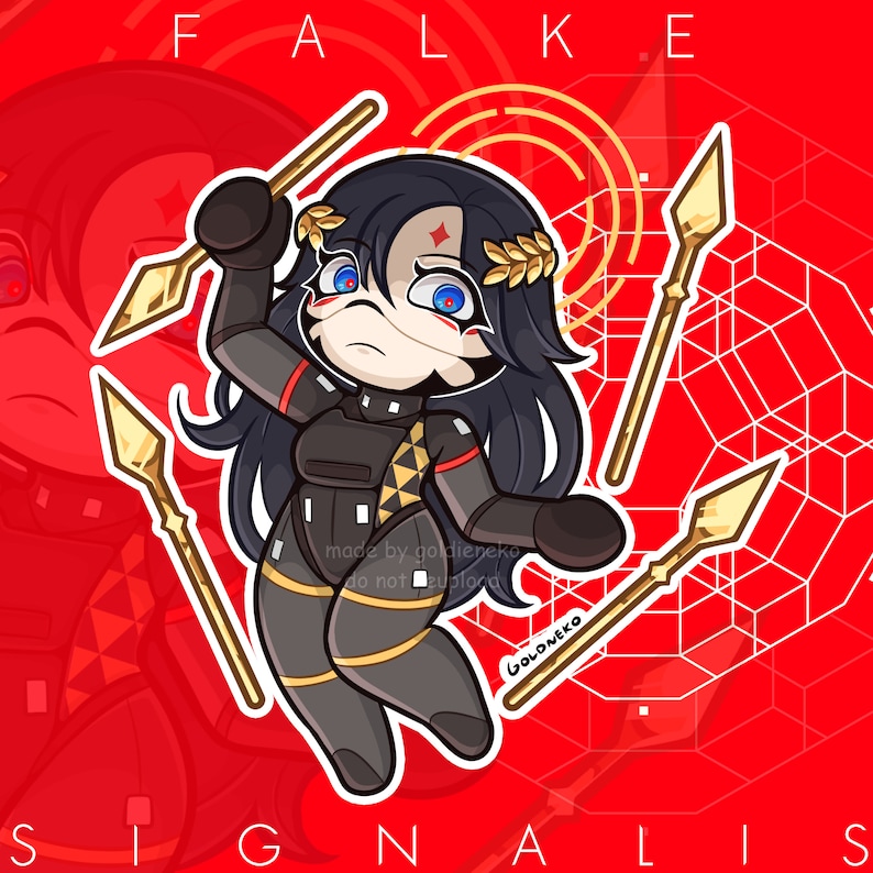 IN STOCK Signalis Keychains (3") Elster, Adler, Falke, Ariane Merch - Etsy