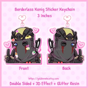 LOW STOCK Ghost and Konig Cod Decora Keychains 3 Decora Harajuku ...