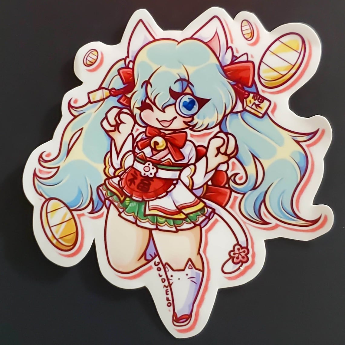Big Hatsune Miku Maneki Neko Miku Vocaloid 3 Vinyl - Etsy