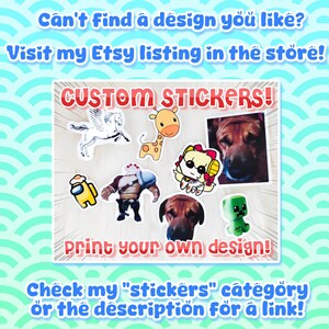 Cute Chibi Clicker Vinyl 3" Sticker - Etsy