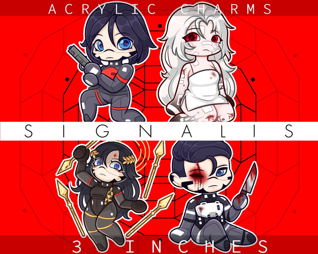 IN STOCK Signalis Keychains (3") Elster, Adler, Falke, Ariane Merch - Etsy