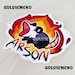 Chaotic Screaming Opossum Arson Rat on Fire Vinyl 3" Sticker - Etsy