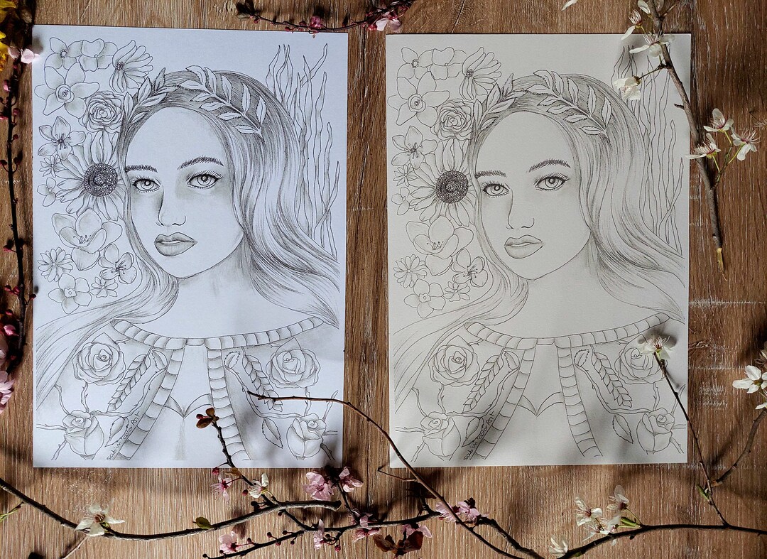 Coloring Page / Coloring Page Prosperina Revival Download / Download - Etsy