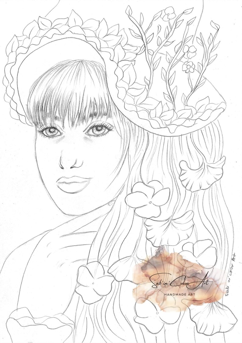 Coloring Page / Page De Coloriage Wicked Autumn Hand - Etsy