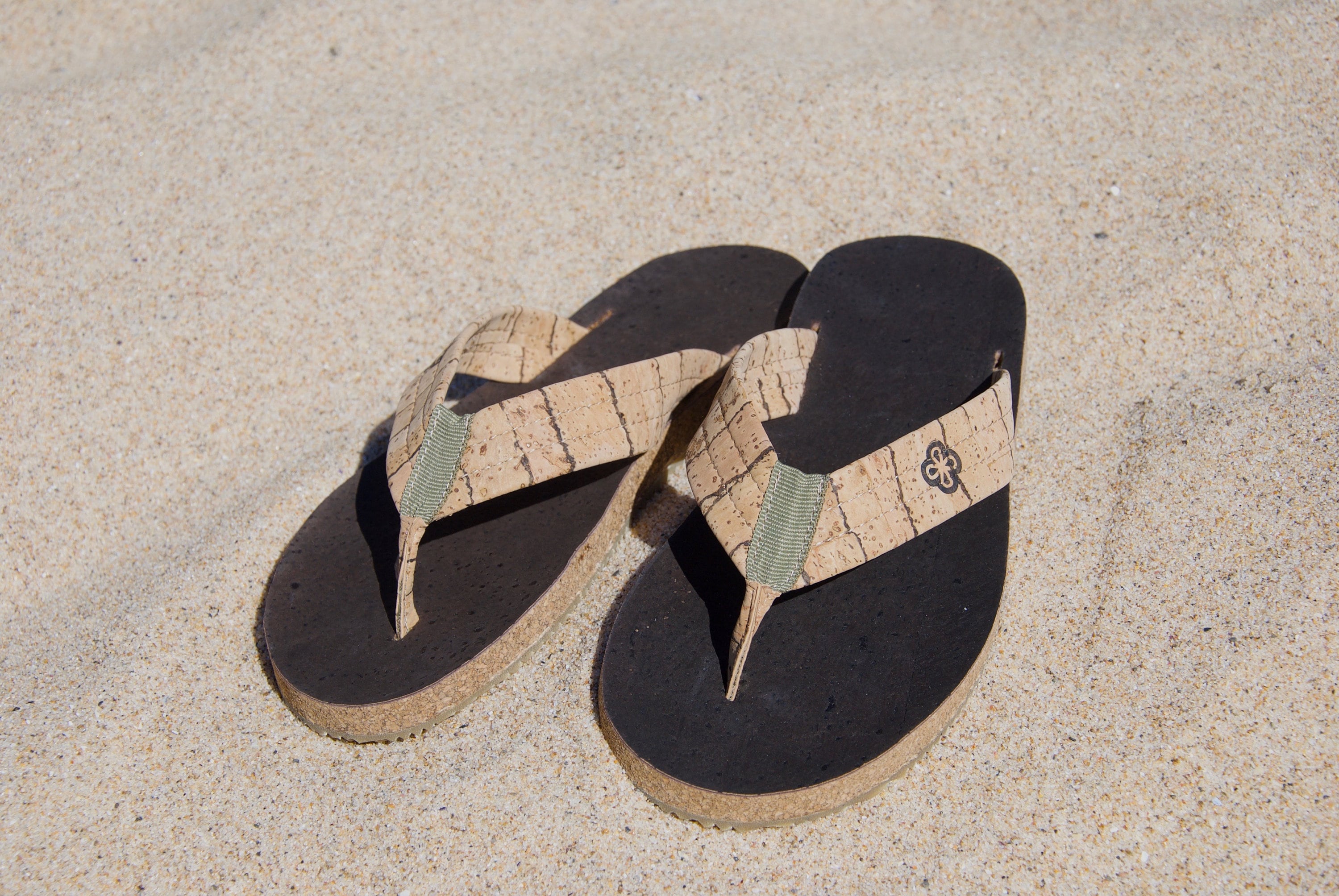 Natural Eco-friendly Cork Sandals, Ethical Hand Made Flip Flops With ...
