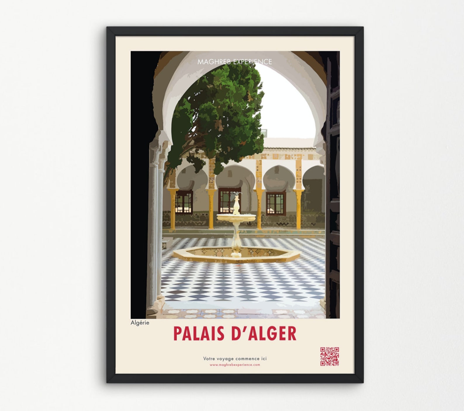 Poster Algiers Algeria Poster Vintage Algeria Travel Print | Etsy