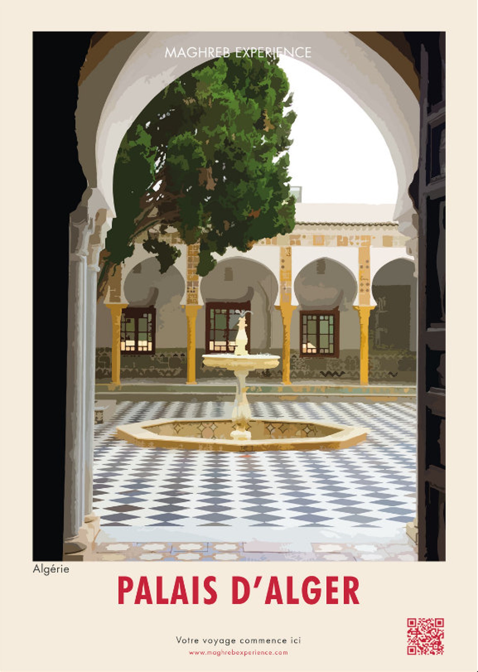 Poster Algiers Algeria Poster Vintage Algeria Travel Print | Etsy