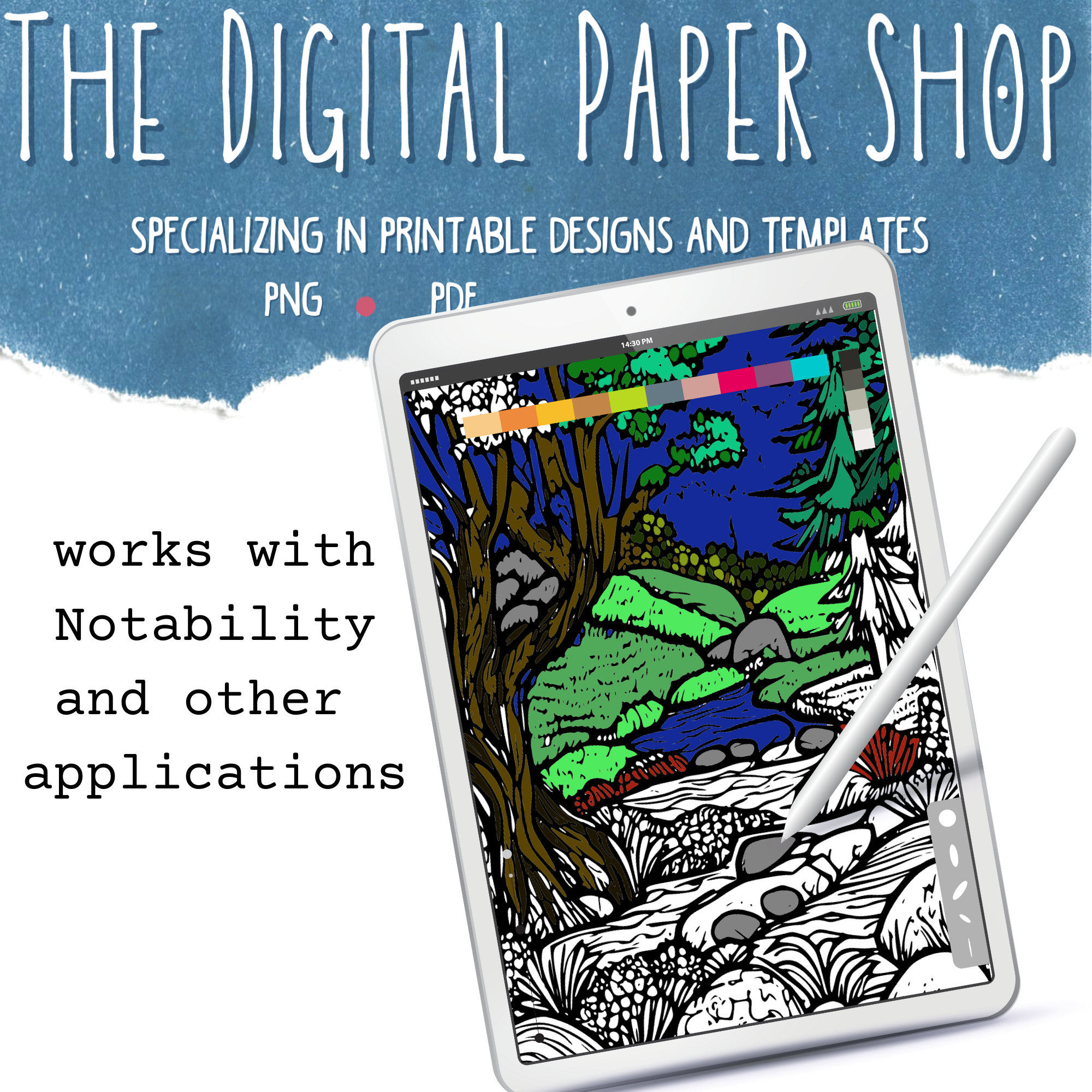 Digital Coloring Book, Printable Coloring Pages Adults, Men Women Boys ...