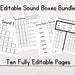 Sound Boxes Phonics Activities Word Work Lessons - Etsy